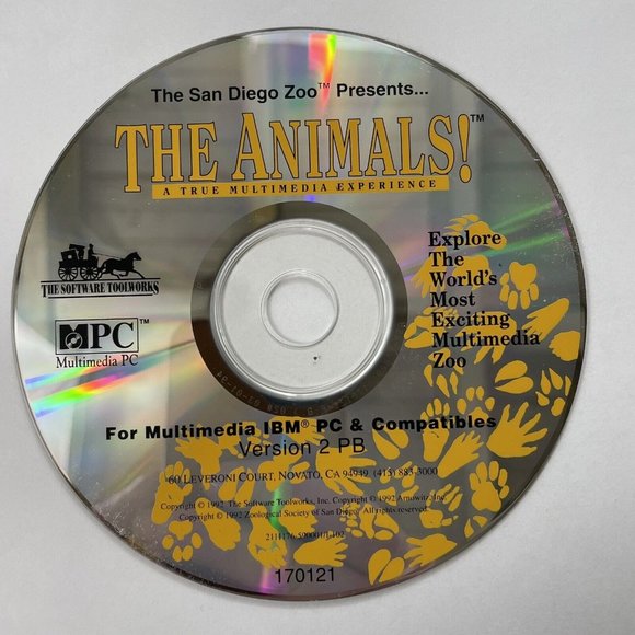 Video Games & Consoles | Vintage The San Diego Zoo The Animals Pc Cd ...